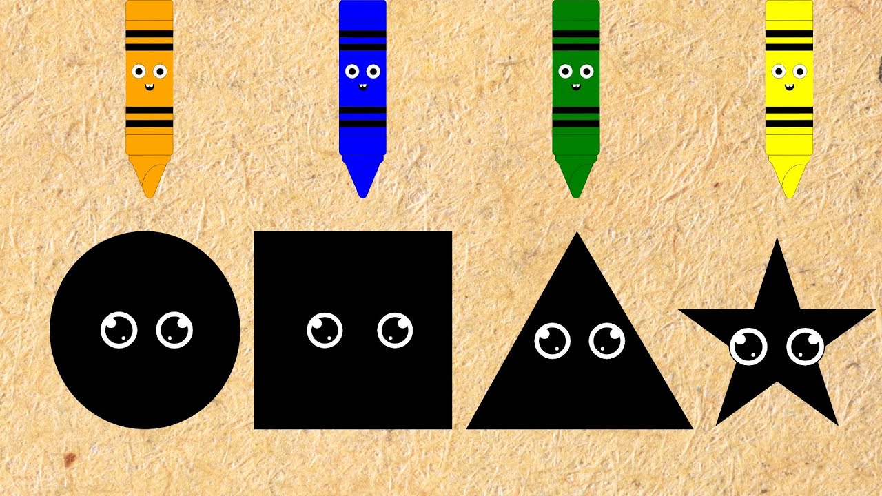 Shapes Dress Up & Learn Colors | Circle, Square, Triangle & Star | Red ...