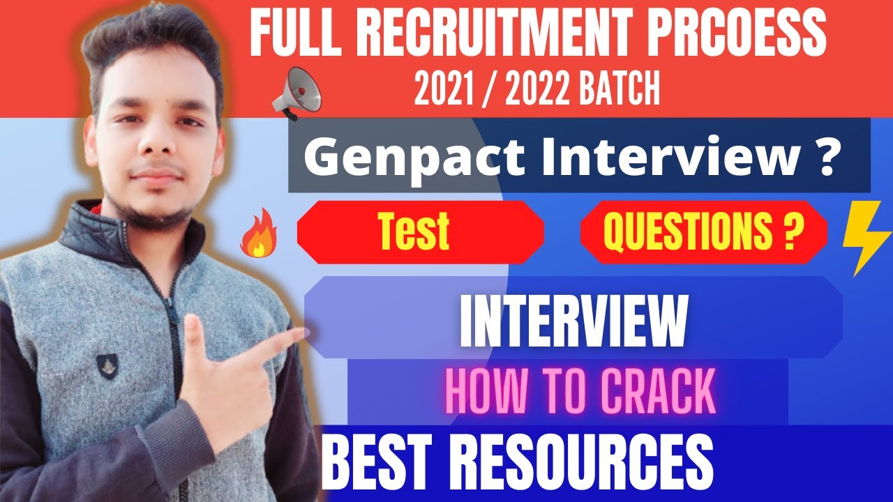 Genpact Recruitment Process | How to crack Genpact Interview | Online ...