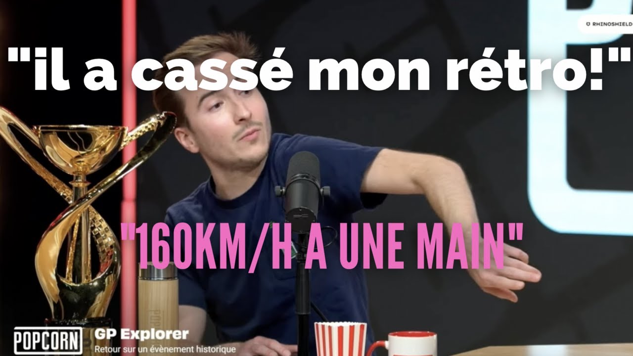 Sylvain conduit sans rétro a 160km/h au GP EXPLORER #clips #clip # ...