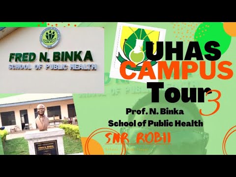 UHAS CAMPUS TOUR 3. University of Health and Allied Sciences, Prof. N ...