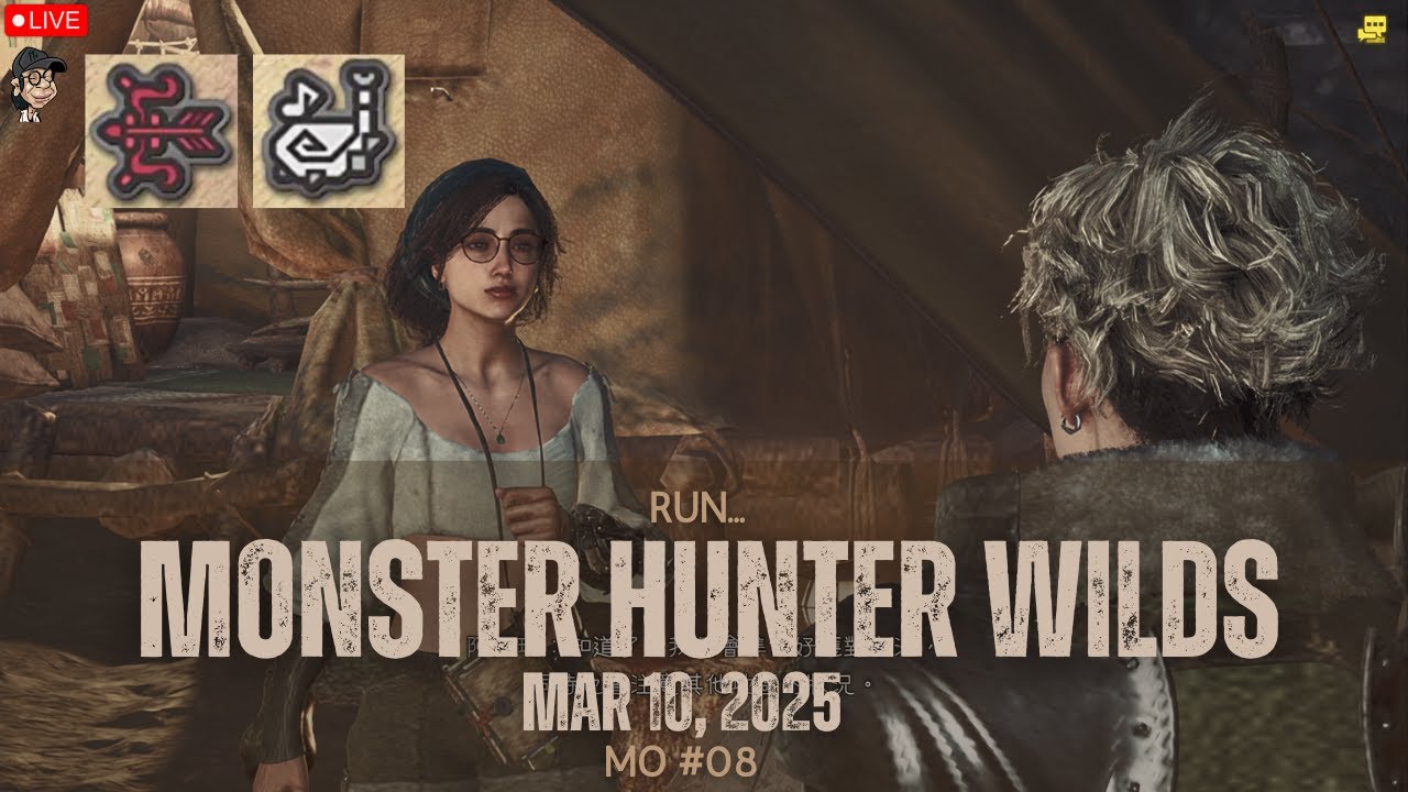 LIVE NOW: monster hunter wilds -run.. - YouTube