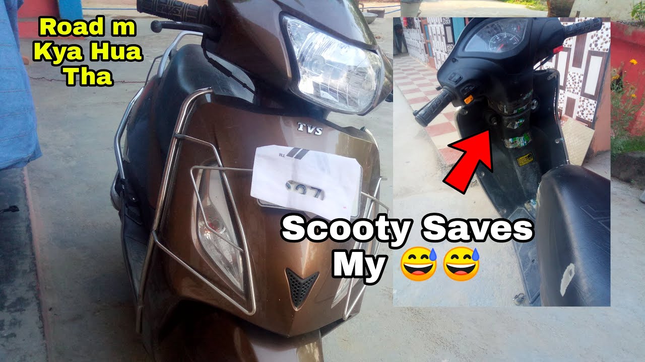 My Jupiter Stuck Badly | Jupiter Scooter Accident - YouTube