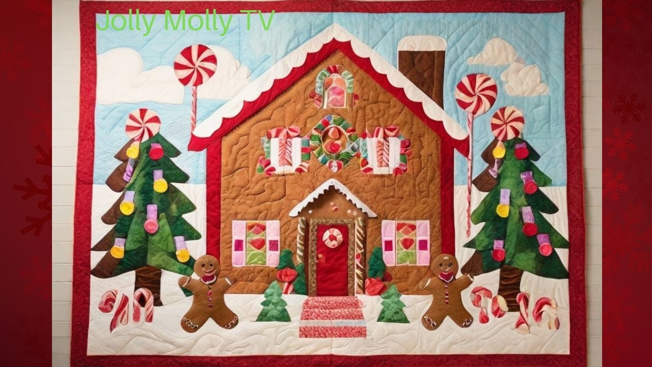 Quilt Series #50 - Gingerbread Quilt Ideas - YouTube