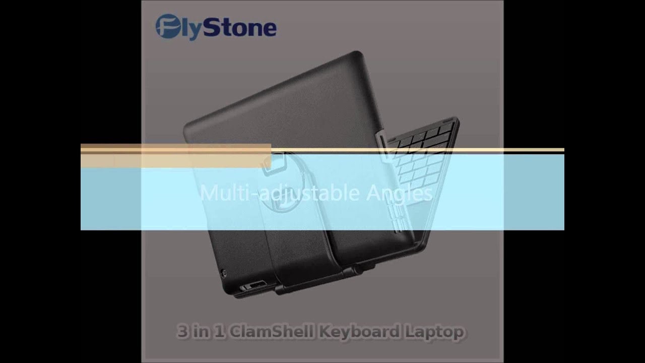 3 in 1 ClamShell Keyboard Laptop Case interview - YouTube