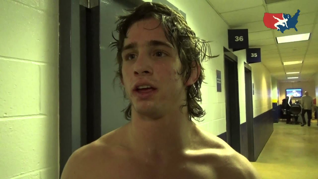 Jason Tsirtsis (Northwestern) after first round win at 2015 NCAA ...