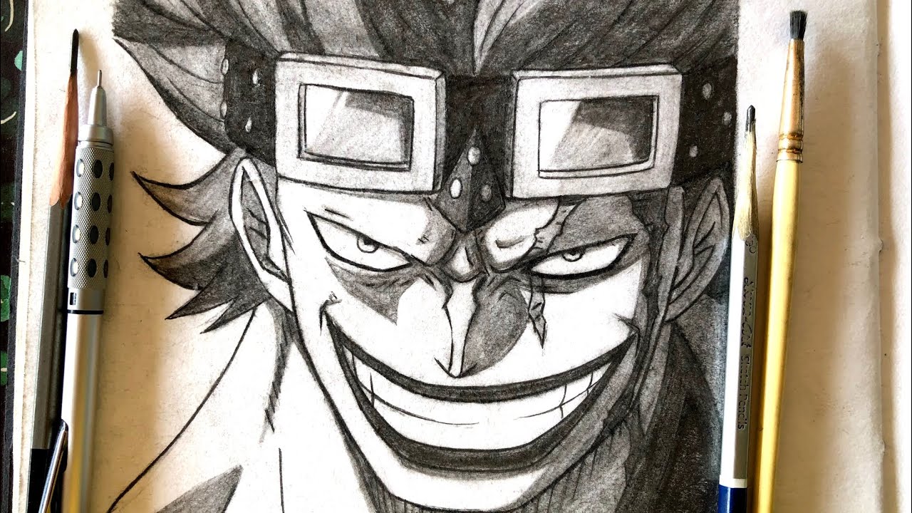 How To Draw Eustass Kid | From One Piece | Step By Step [Tutorial] # ...