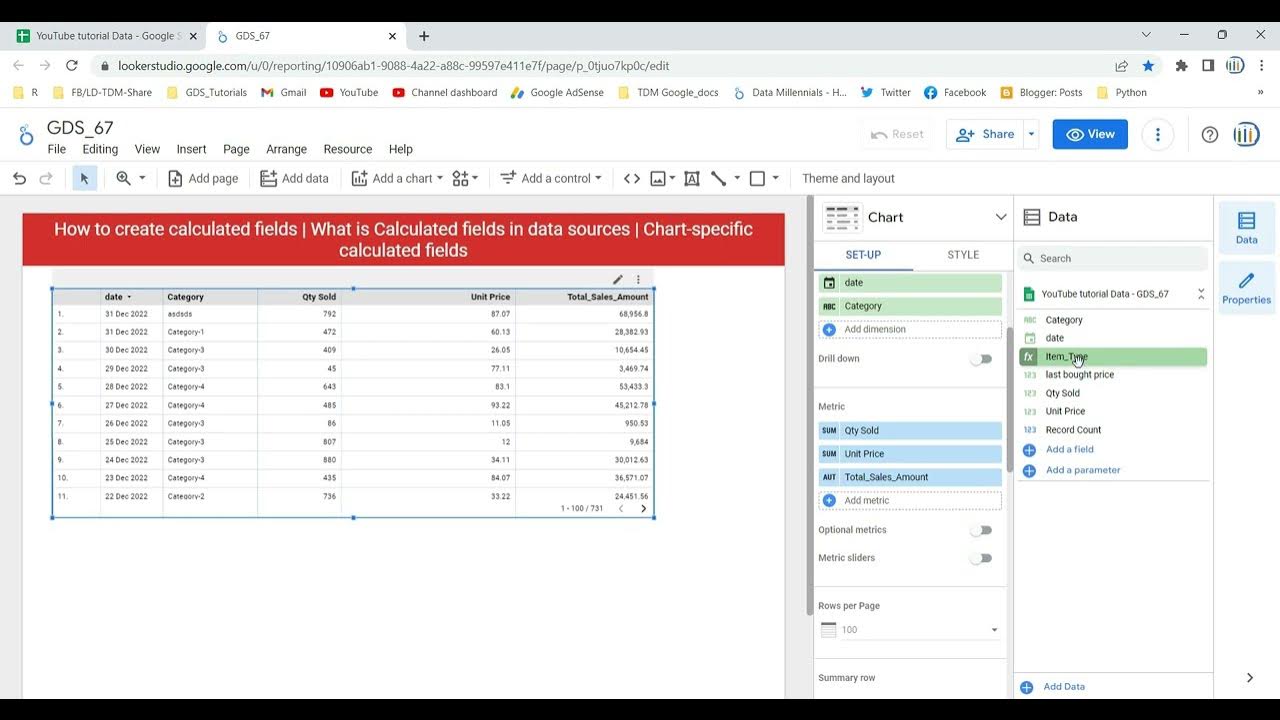 How to create calculated fields| Calculated fields in data sources| Chart specific calculated ...
