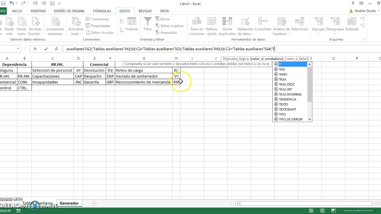 Generador de consecutivos en Excel - YouTube