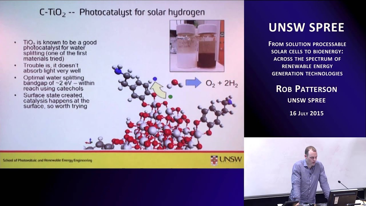 UNSW SPREE 201507-16 Rob Patterson - From solution processable solar ...
