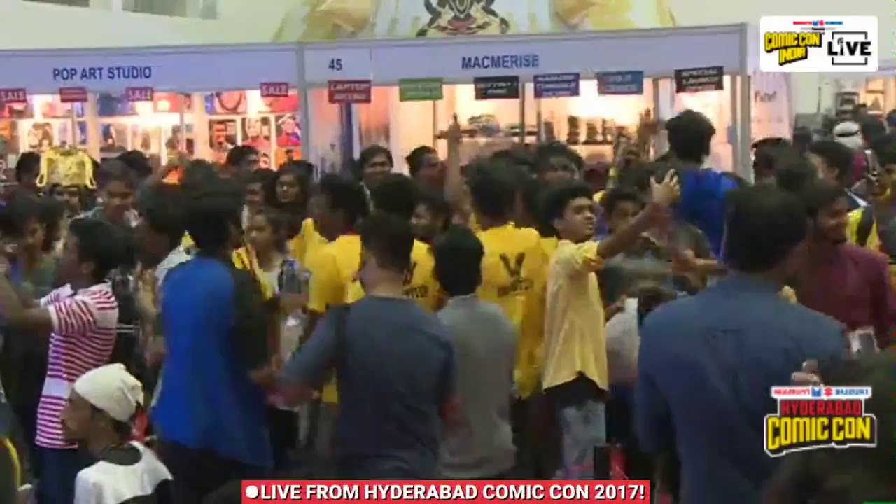 Live from Hyderabad Comic Con 2017! - YouTube