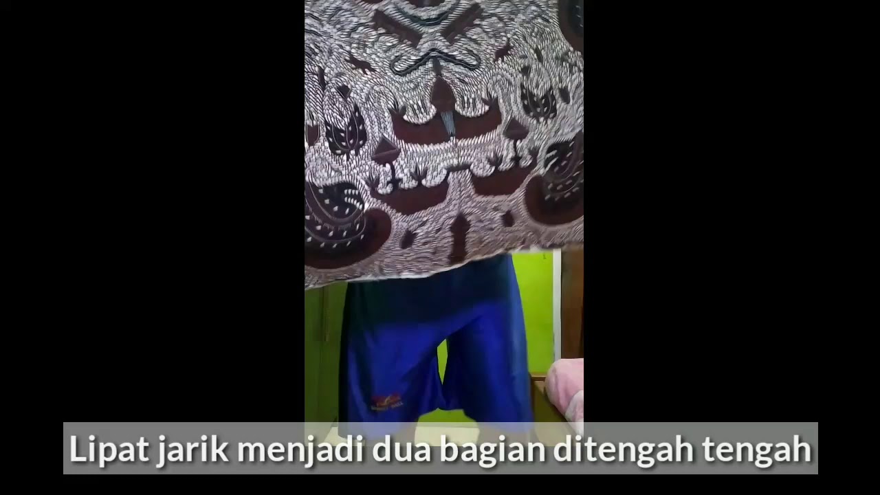 Cara Memakai Jarik Tari semarangan untuk Laki Laki - YouTube