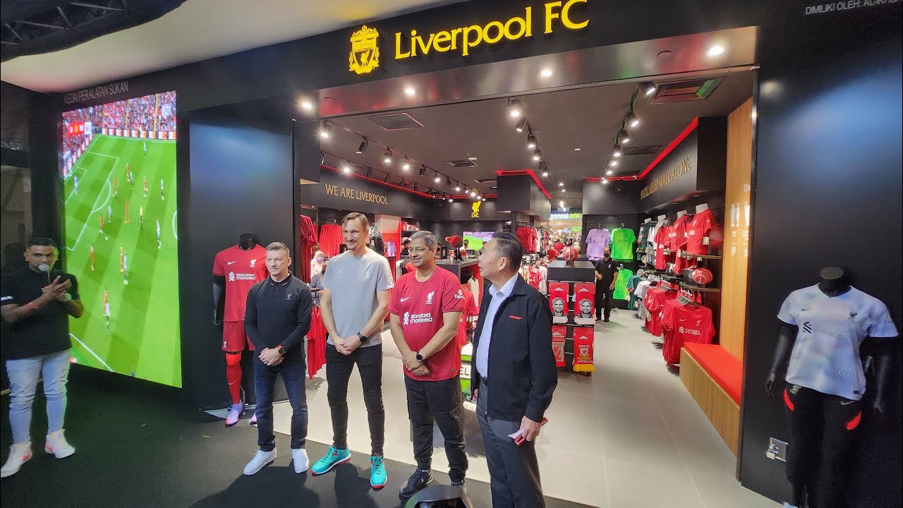 Liverpool FC Official Store Grand Opening at Sunway Pyramid (Ft. Sami ...