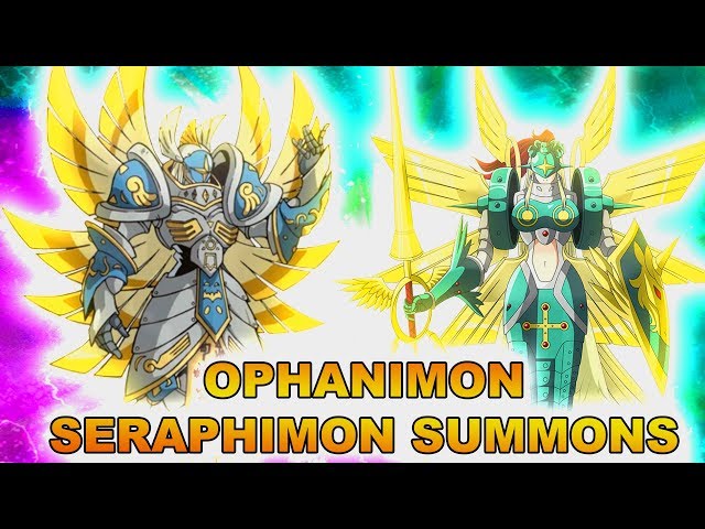 Digimon Seraphimon And Ophanimon Digimon Card Seraphimon ACE EX6 028