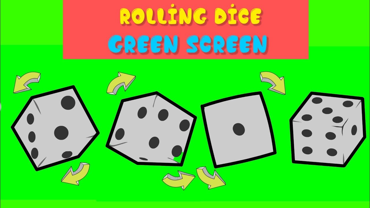 Dice Animation Green Screen | Rolling Dice in Loop | Downlod Dice Copyright Free - YouTube