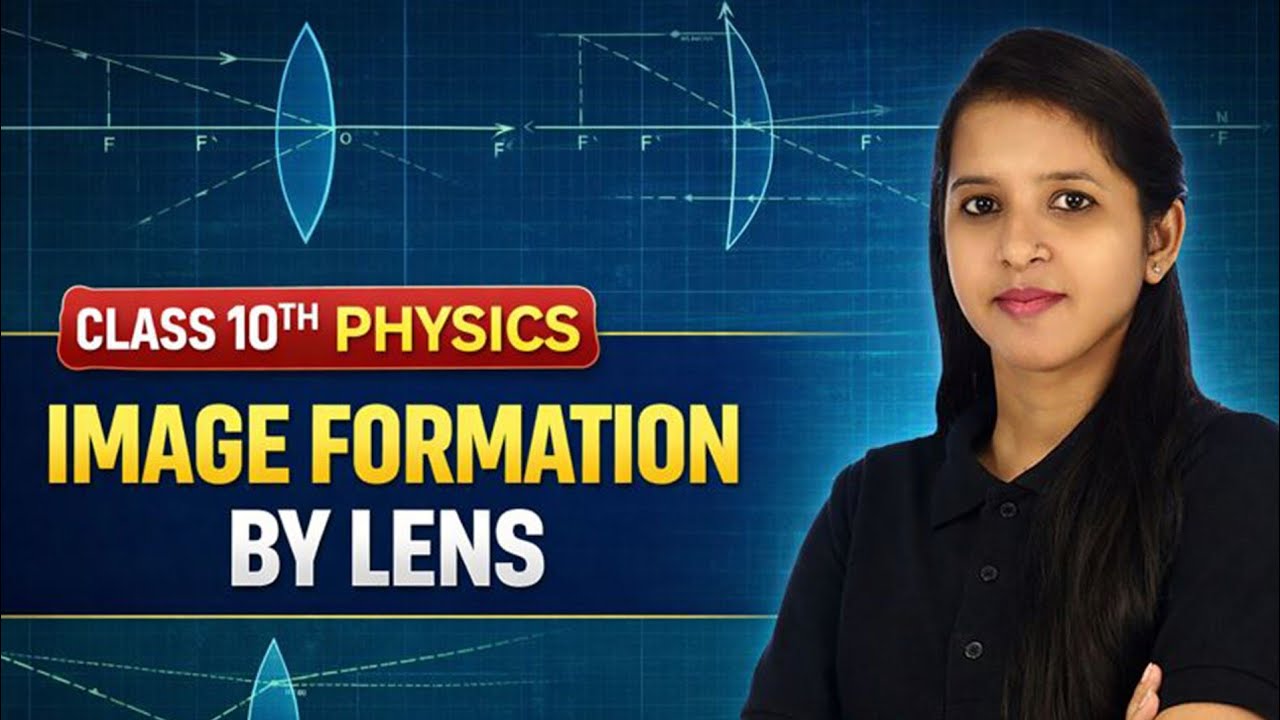 Image Formation by Lenses (Ray Diagrams)| Class 10 Physics – Light ...