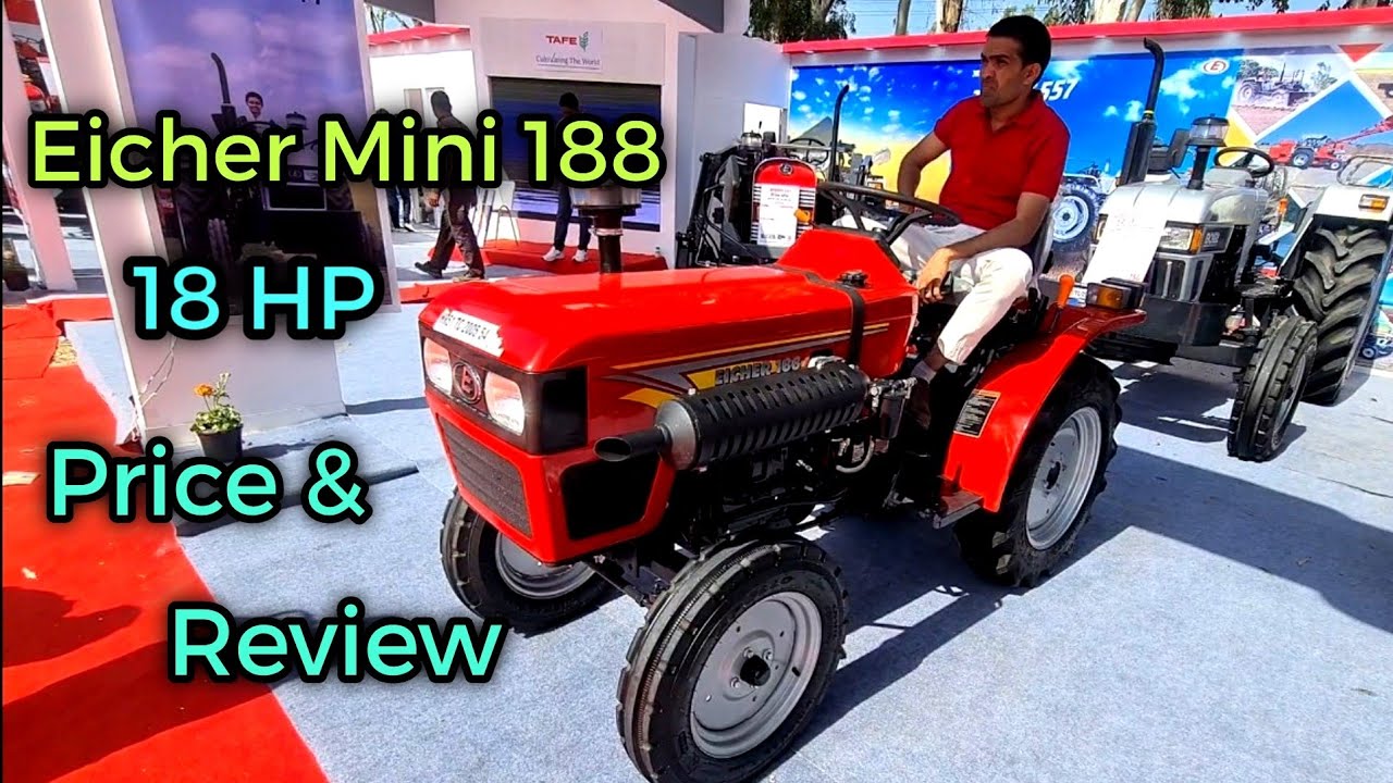 18 Hp Mini Eicher 188 Tractor Price & Review 2022 - YouTube