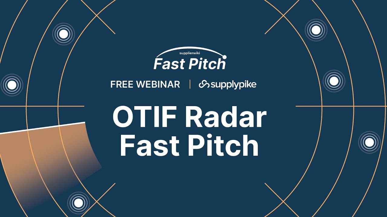 OTIF Radar Fast Pitch - YouTube