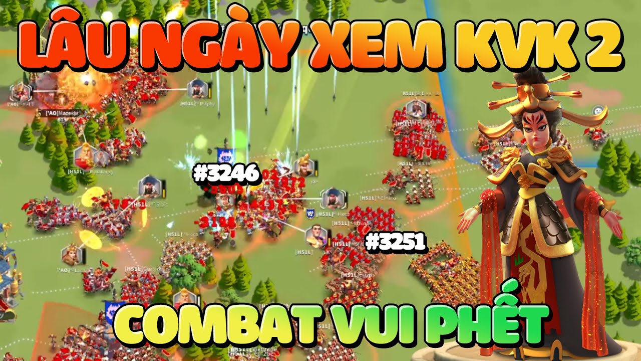 3251 Vs 3246 Kvk 2 Rise Of Kingdoms Tạo Ball Đánh Nhau Cho Quen Lên Chinh Phạt Đỡ Bỡ Ngỡ