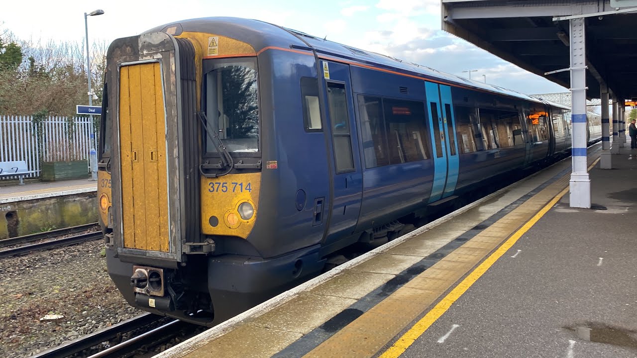 375714 departs Platform 1 at Deal, 11.02.2024 - YouTube