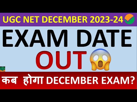 UGC NET Exam Date 2023 Out | UGC NET Dec 2023 Notification | UGC NET ...