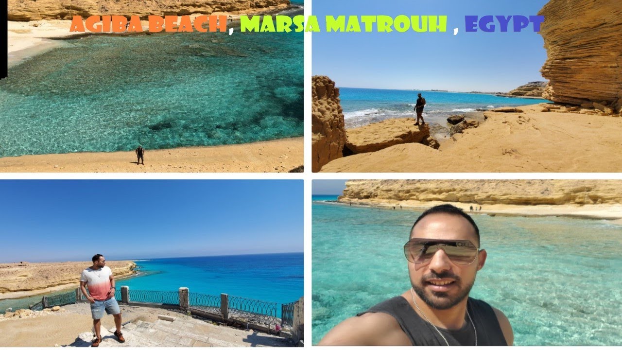 Agiba beach Marsa Matrouh Egyptian Maldives 4K شاطئ عجيبة مرسي مطروح ...