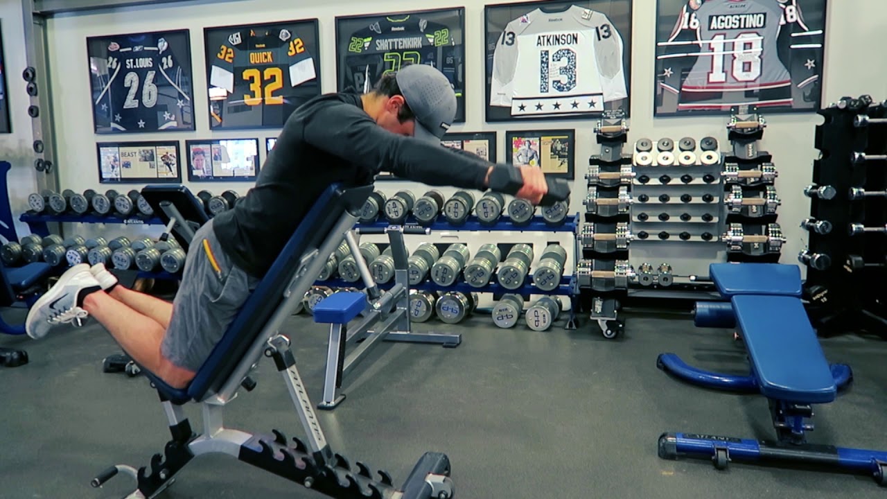 Incline Bench Prone Dumbbell W - YouTube