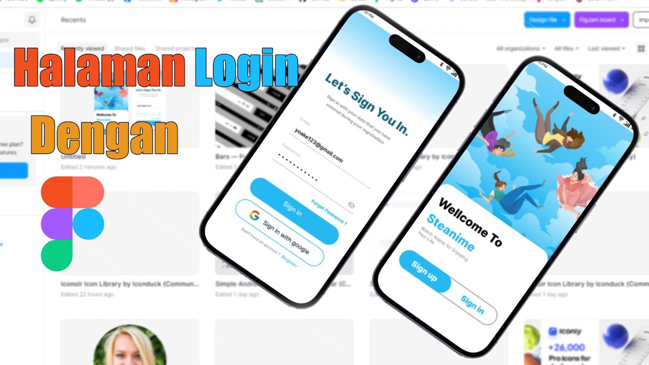 Tutorial Desain Halaman Login - Figma - YouTube