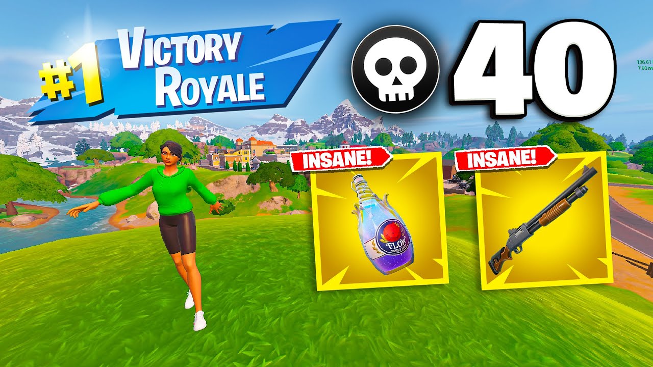 40 Elimination Solo vs Squads WIN Full Gameplay (Fortnite Chapter 5 ...