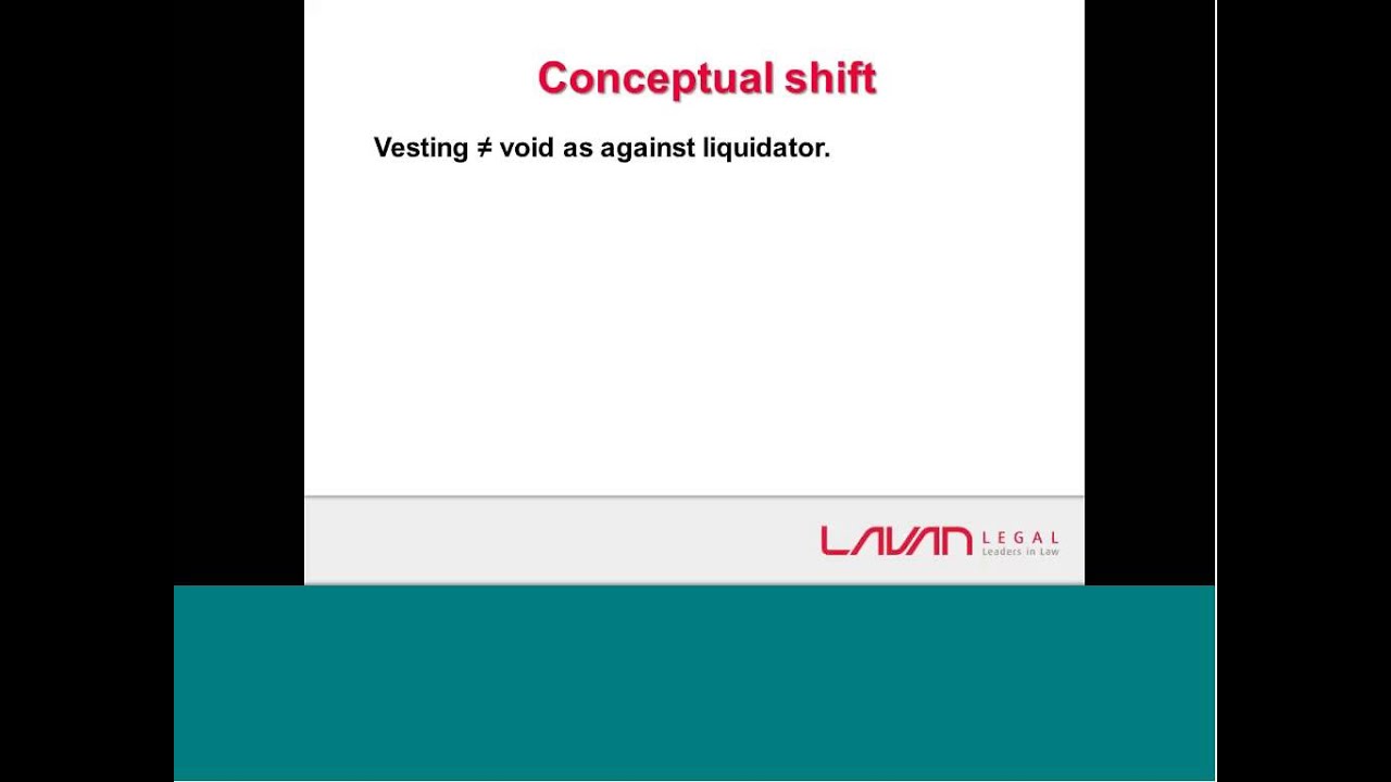 Lavan Legal Webinar: Life at one year: Personal Property Securities Act ...