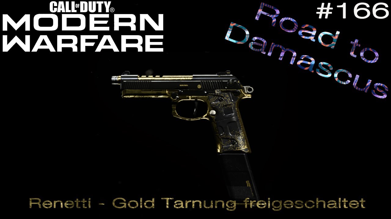 Call of Duty Modern Warfare #166 - Renetti Gold Tarnung freigeschaltet ...