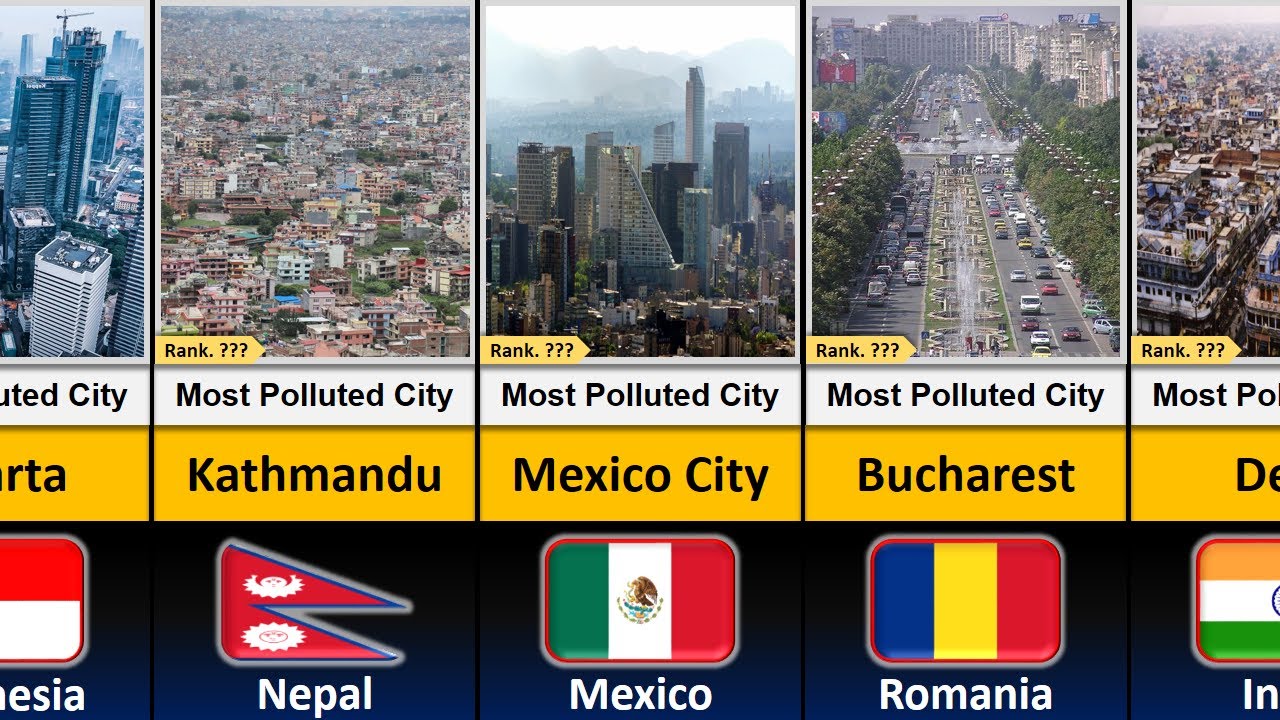 Most Air Polluted Cities from Different Countries - YouTube