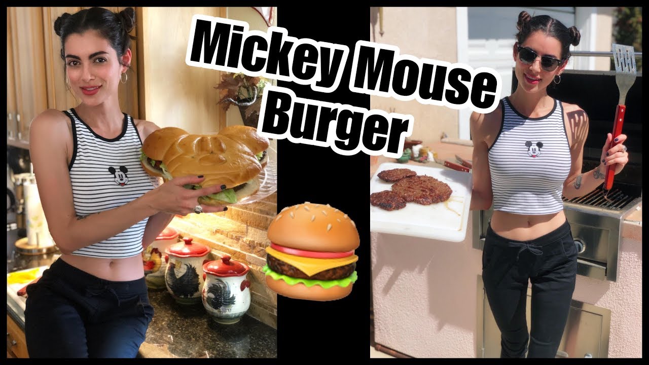 Mickey Mouse Burger! - YouTube