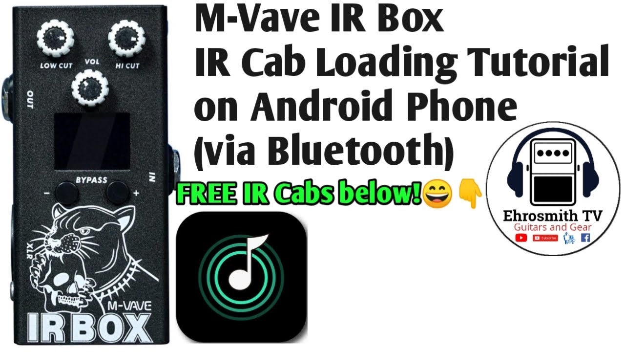 M-Vave IR Box : IR Cab Loading on Android Phone via Bluetooth Tutorial ...
