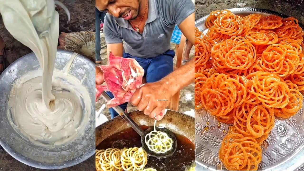 Art Of Making Perfect Crispy Jalebi | Bihar Street Food | Indian Street ...