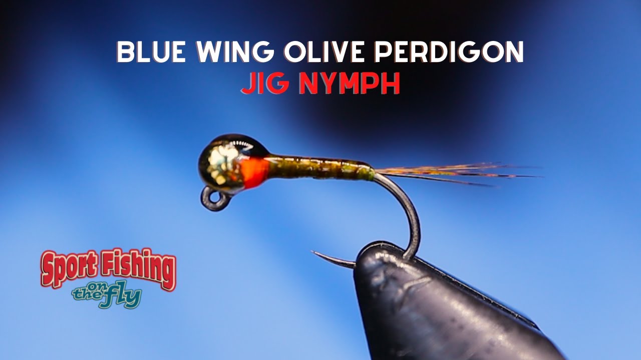 FLY TYING: BLUE WING OLIVE PERDIGON NYMPH - YouTube