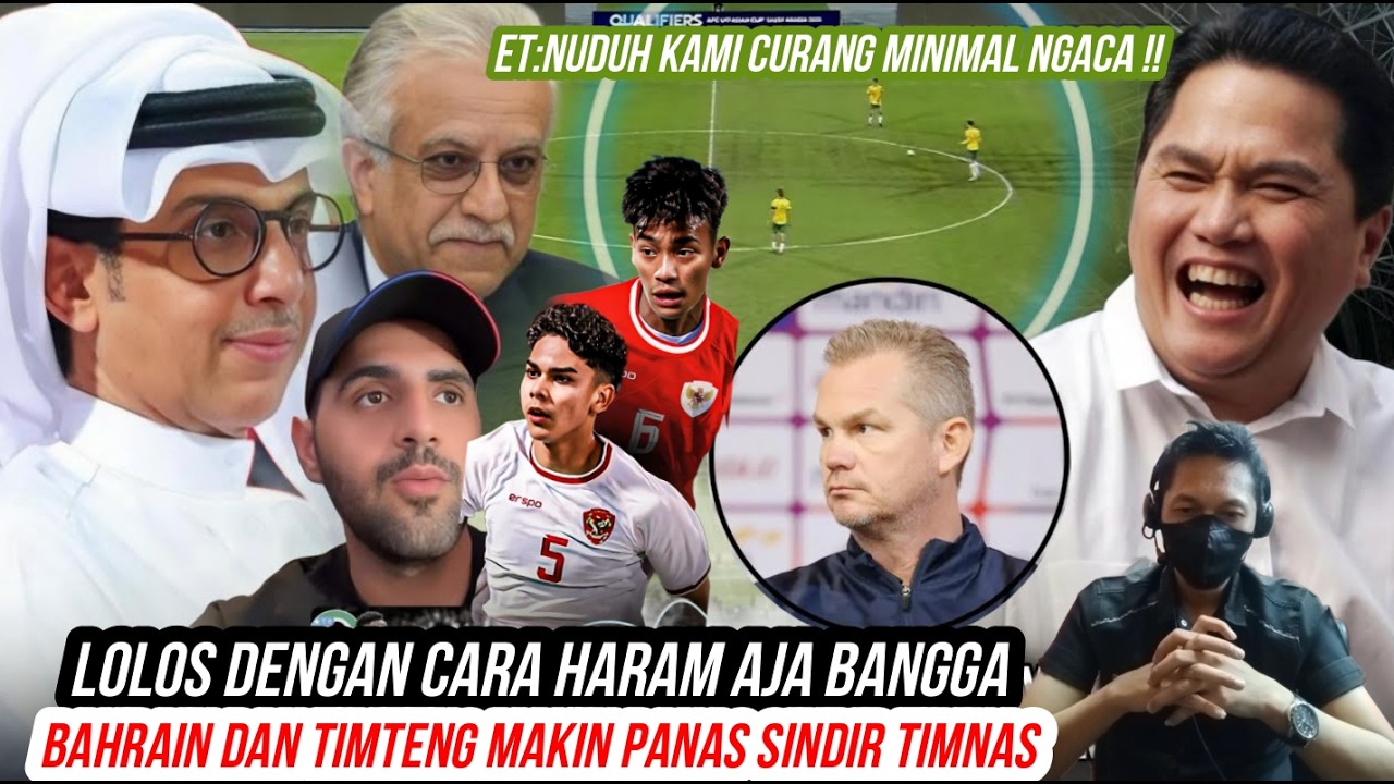BAHRAIN Sindir Timnas u17 Lolos dgn Cara HARAM, AFC Blunder Lagi! Erick ...