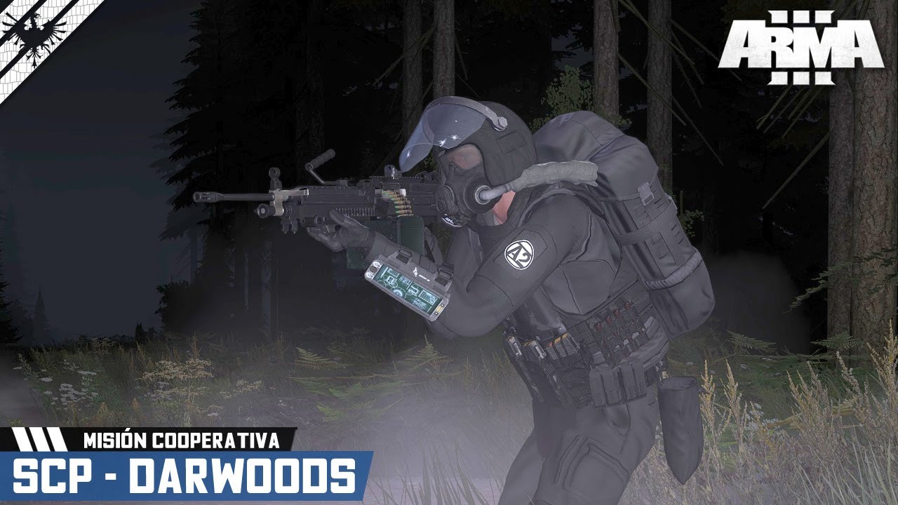 MISIÓN COOPERATIVA TERROR | SCP DARKWOODS | ArmA 3 Gameplay Español ...