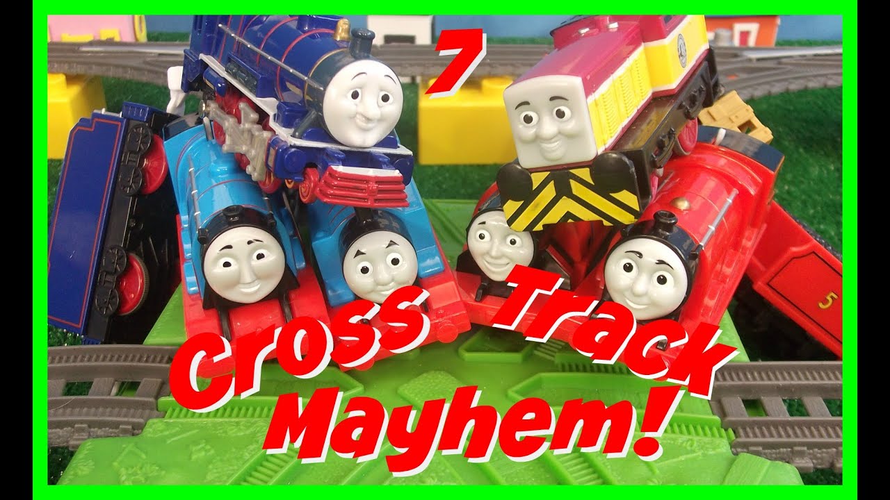 Cross Track Mayhem 7! Trackmaster Thomas and Friends Competition! - YouTube