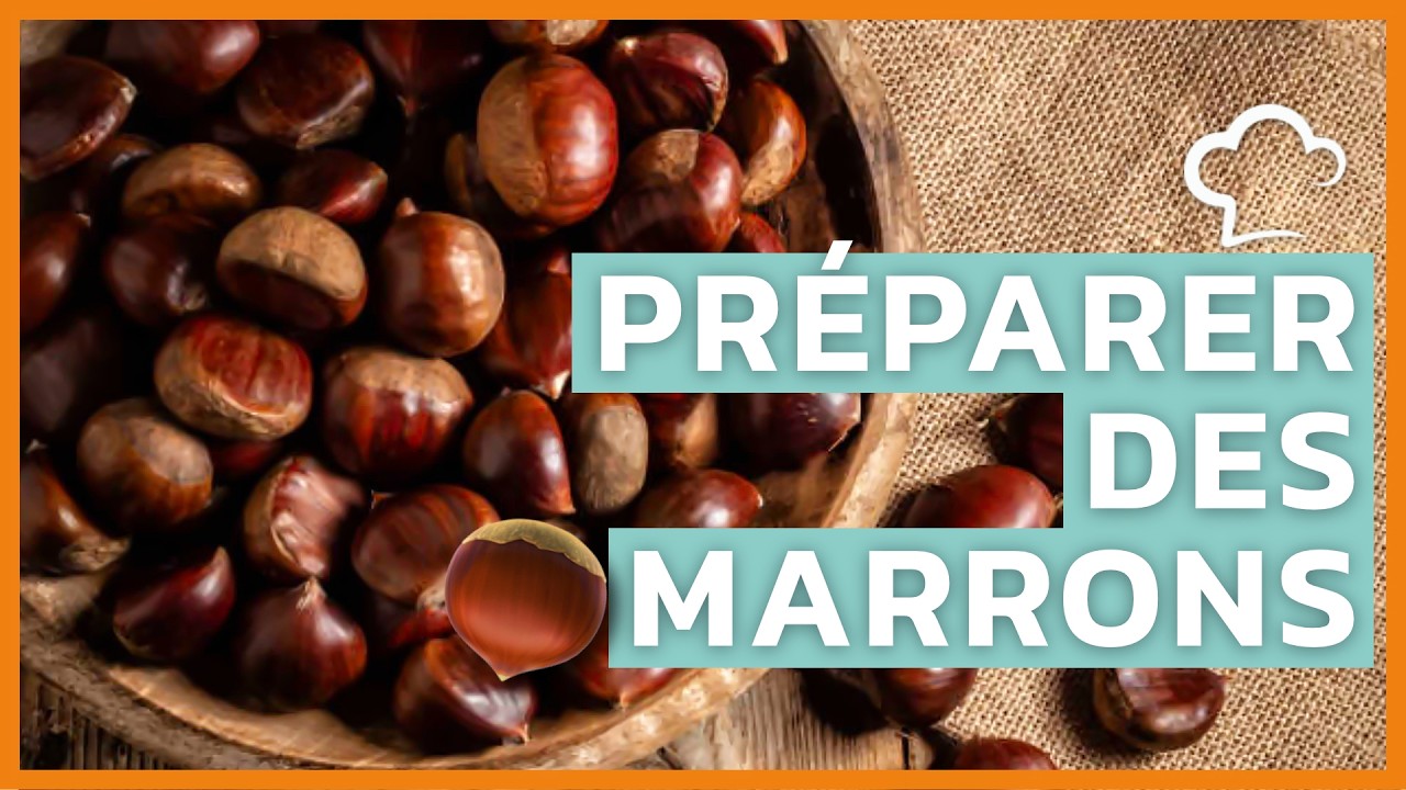 Préparer des marrons (rôtis) | Recette Food’Cuisine - YouTube