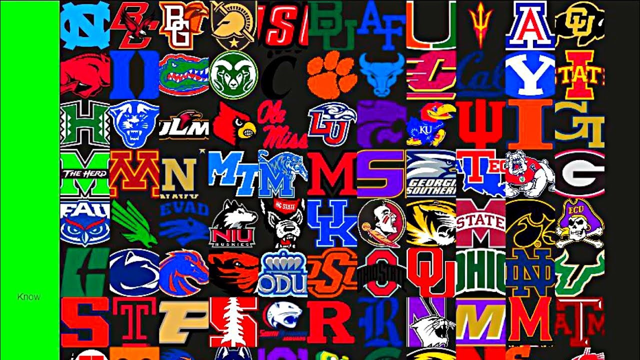 Attempting to Name All 134 FBS College Football Logos in Under 5 ...