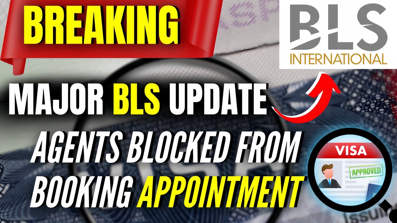 BLS Italy Appointment Latest Update|Agents blocked| 2024 - YouTube