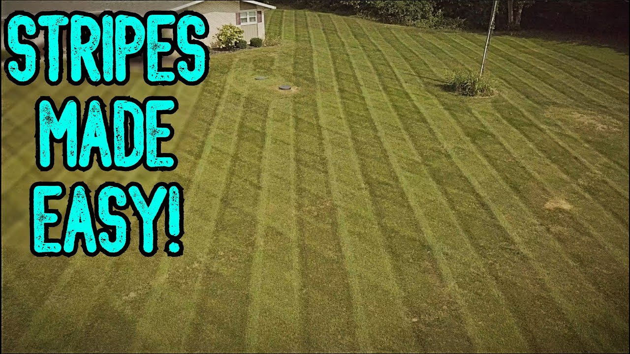 MASTER of MOWING STRIPES in 5 minutes! (Must watch) - YouTube