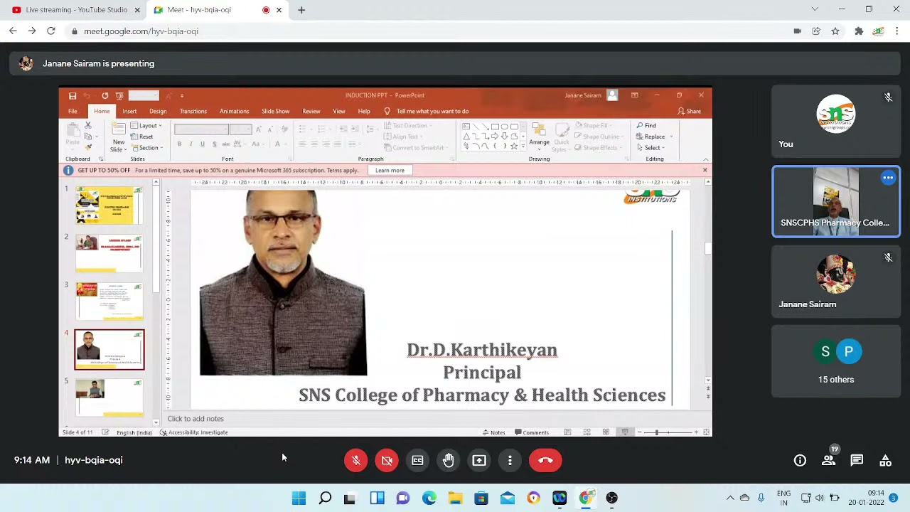 SNS Induction Programme | SNS Paramedical Institutions - YouTube