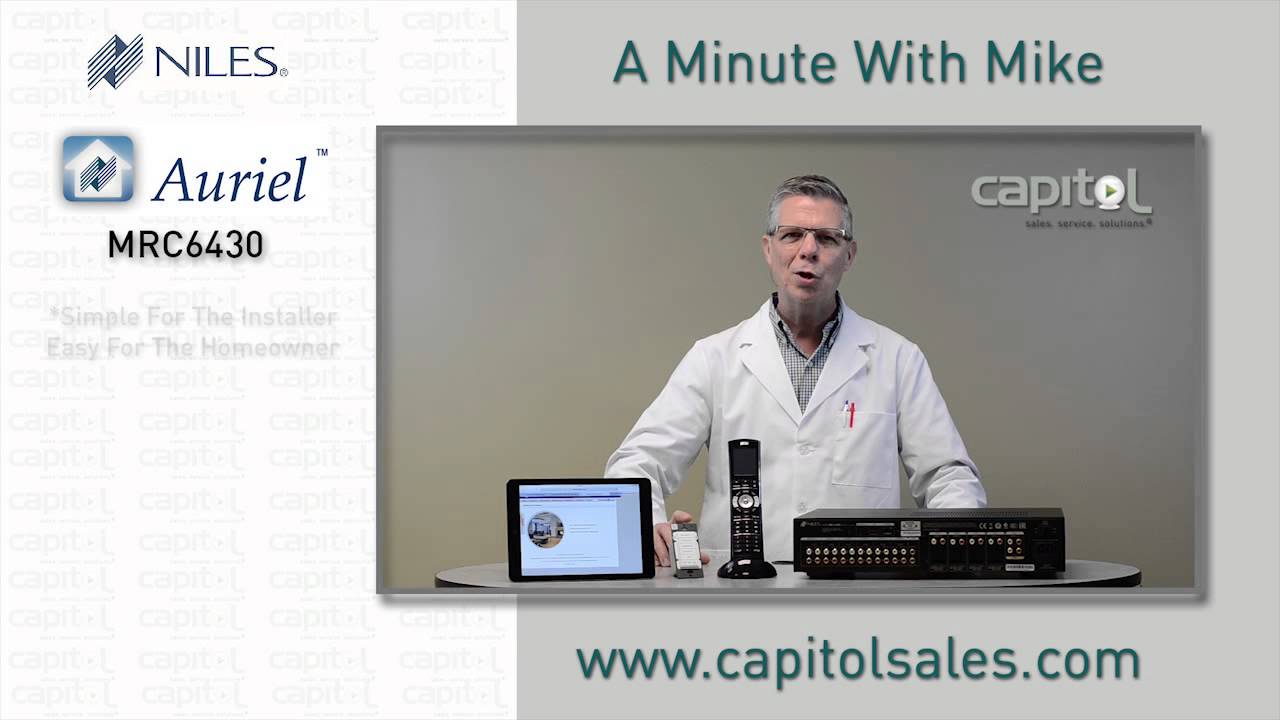A Minute with Mike - Niles Auriel MRC-6430 Controller - YouTube