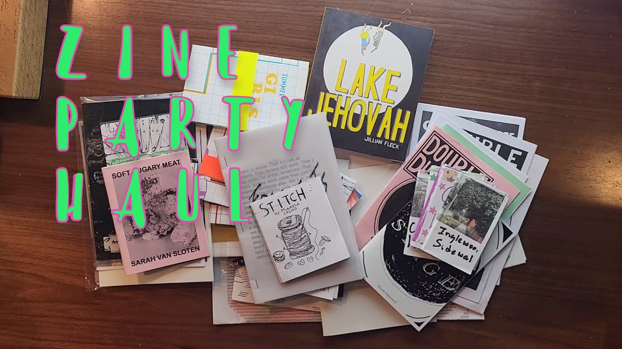 YYC Zine Party Haul - YouTube