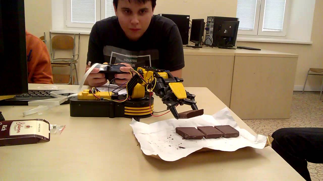Robotická ruka 1 - Robotic arm 1 - YouTube