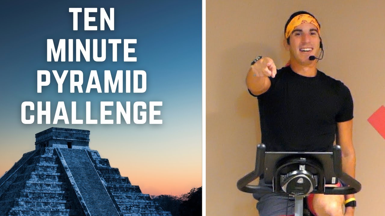 10 Minute Pyramid Challenge Spin Class! | Get Fit Done - YouTube