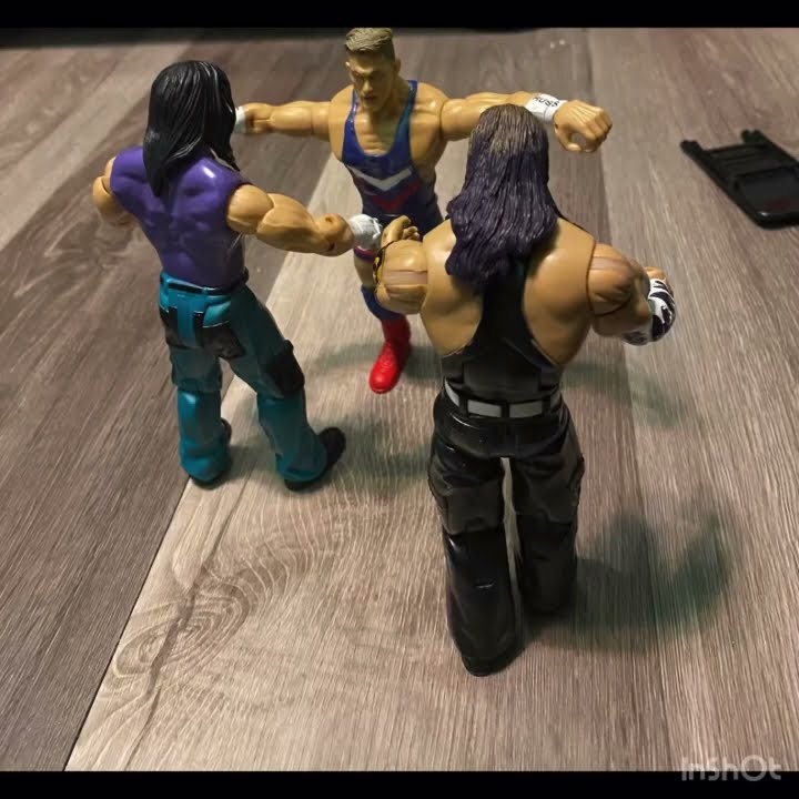 Team Angle vs Hardy Boyz #fyp #stopmotionwwewrestlingfigures #wwe# ...