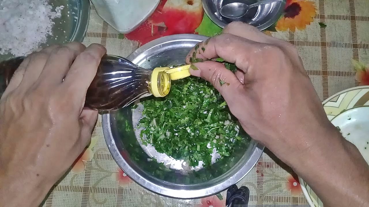 Village Food Factory Youtube-Thankuni Pata With Coconut Mixed Awesome ...