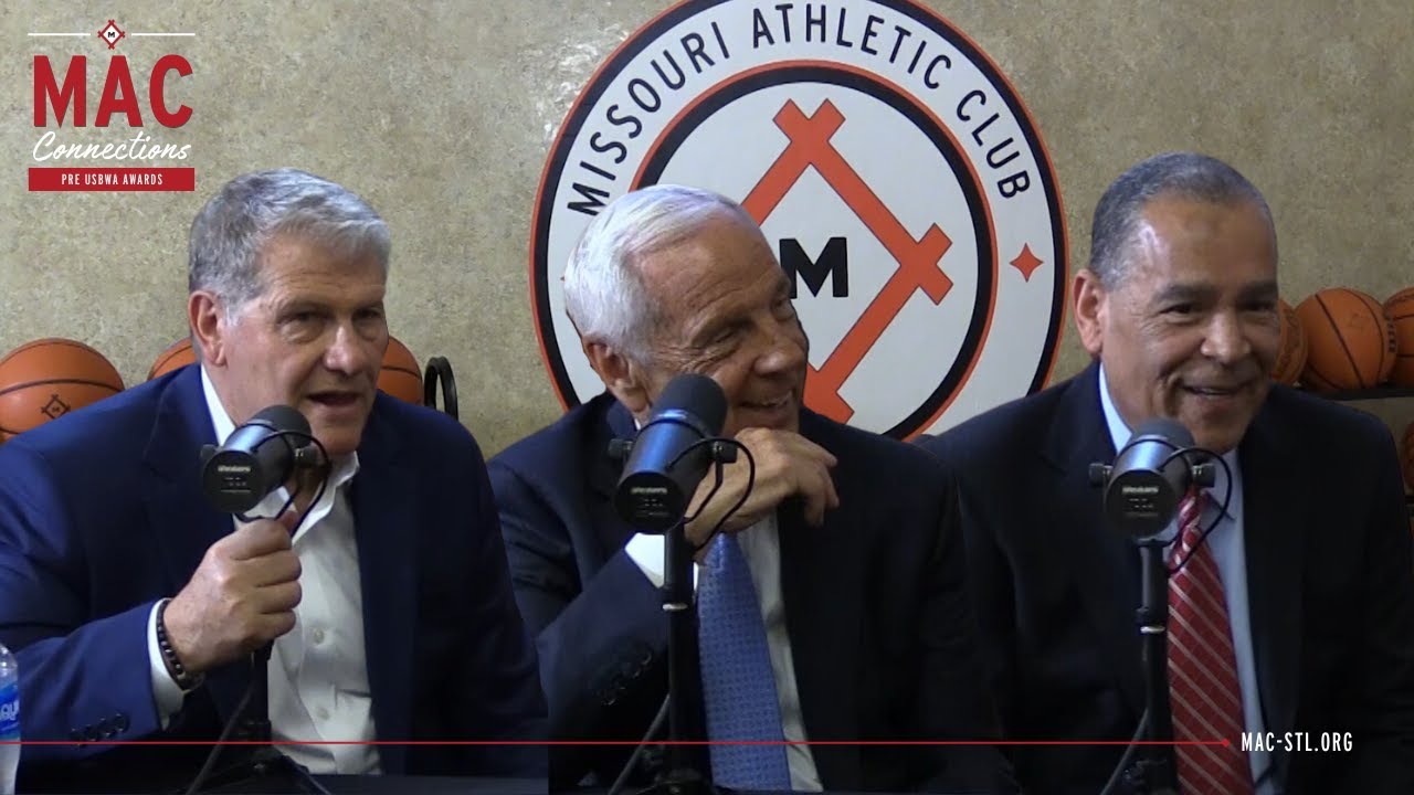 Geno Auriemma, Kelvin Sampson and Roy Williams ahead of the USBWA ...